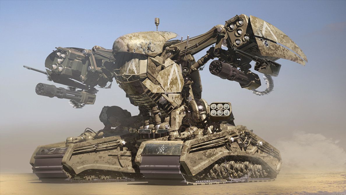 Mech-Tank by Mitchell Stuart | Scrolller