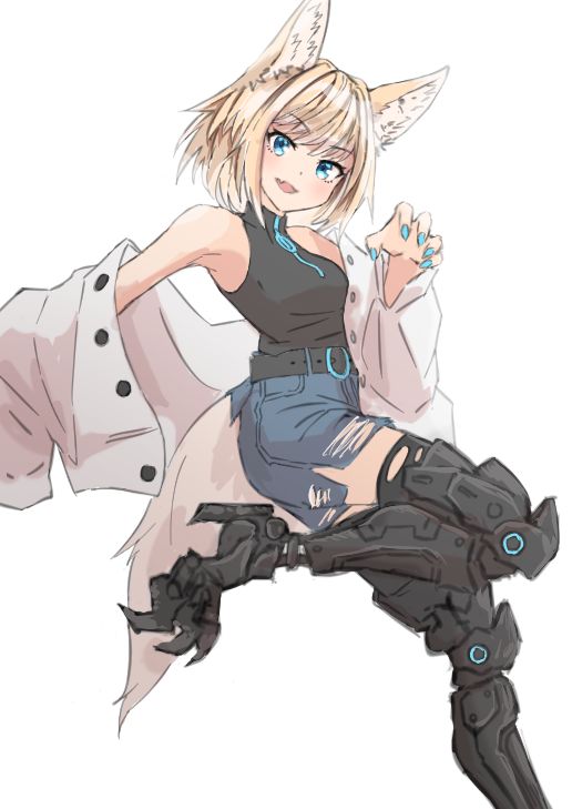 Mecha fox girl Roar! | Scrolller