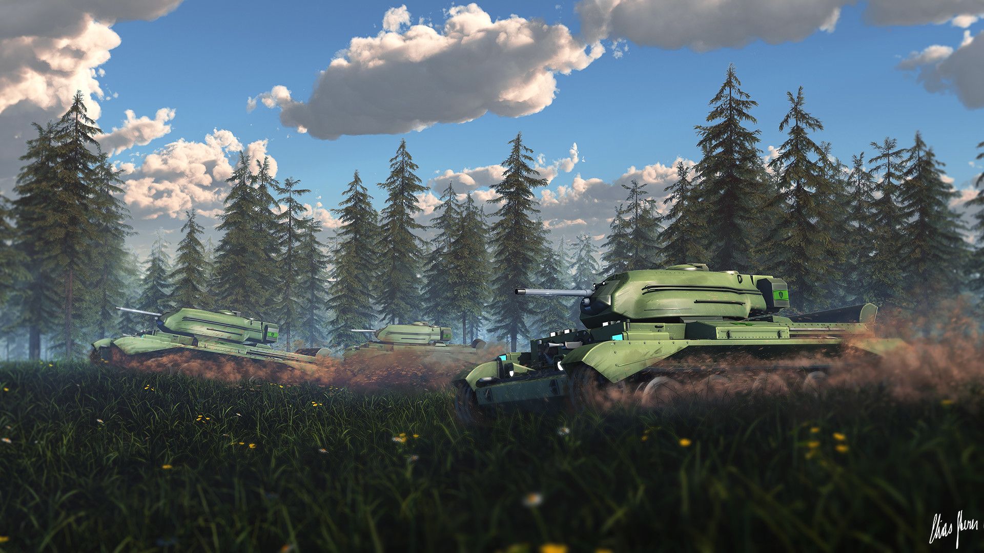 Mechai Battle Tank by Elias Stern | Scrolller