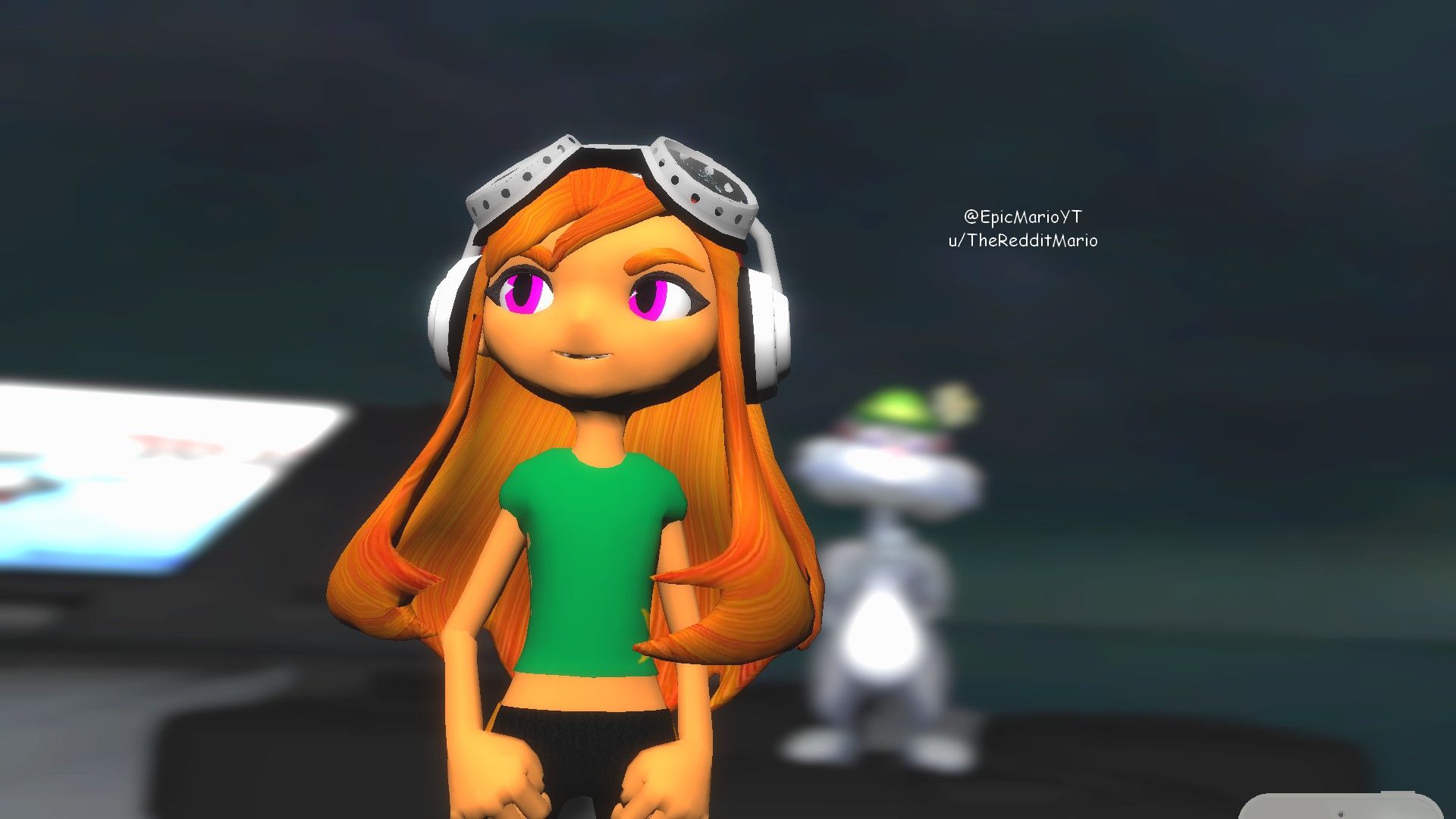 Meggy atop a giant Nintendo DS | Scrolller