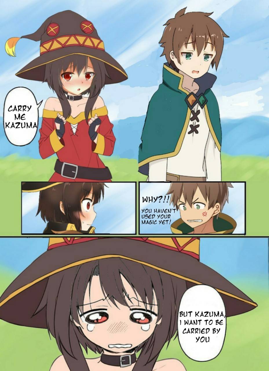 Megumin want to be carried | Scrolller