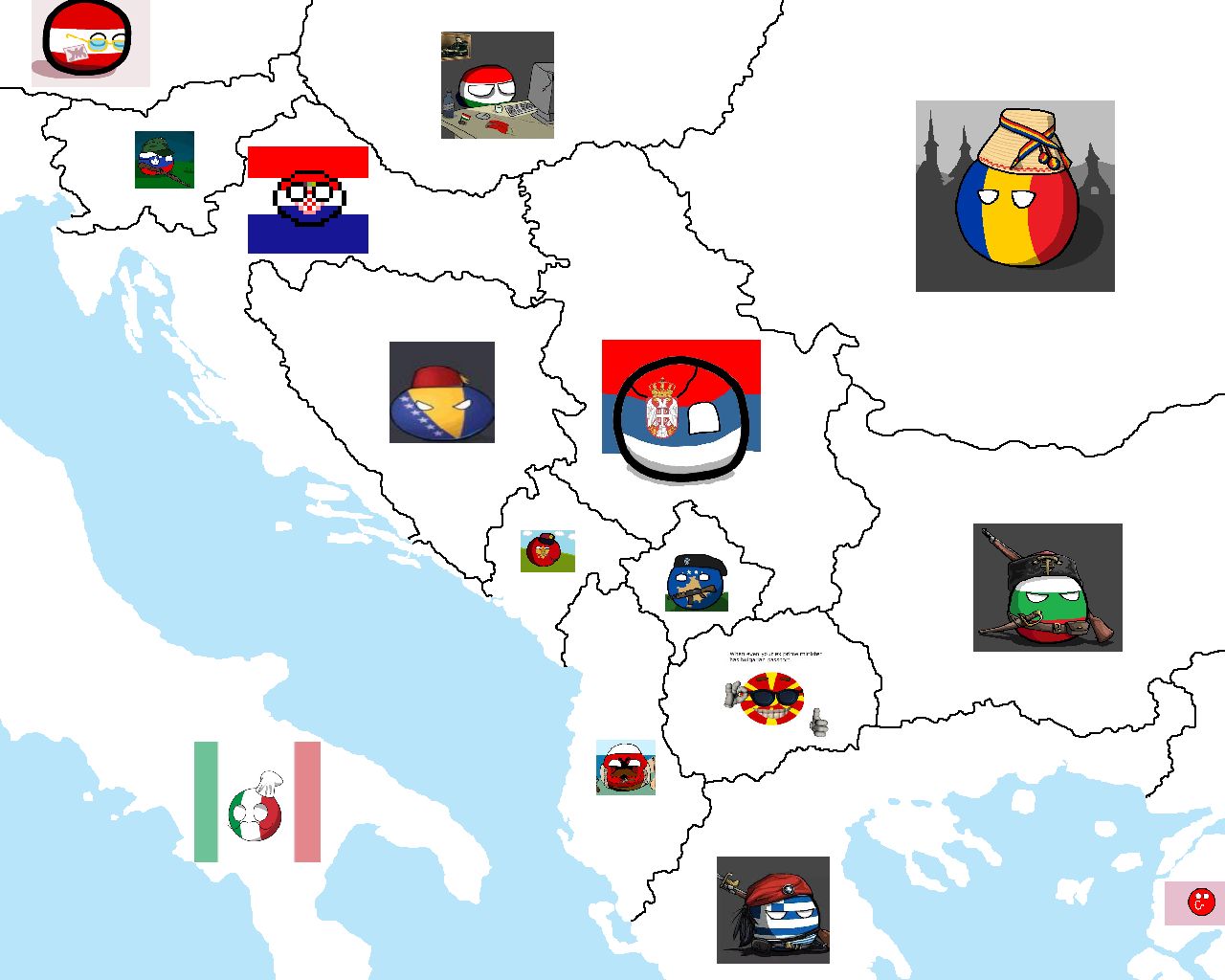 Mein CB map of Balkans | Scrolller