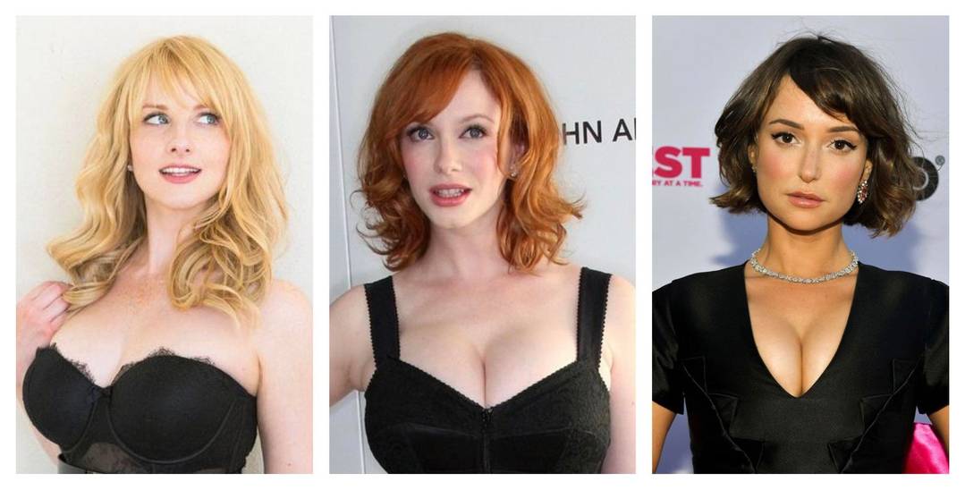 Melissa Rauch, Christina Hendricks, Milana Vayntrub. You’ll do as you like with all 3, but ...