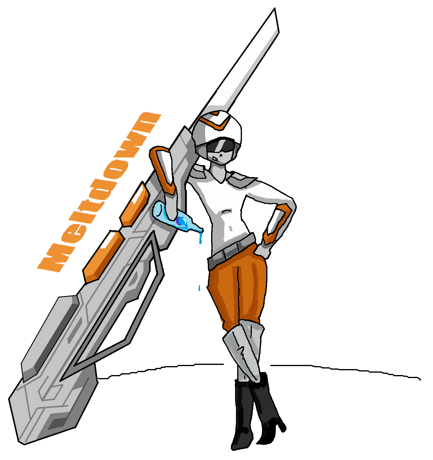 Meltdown all geared up (Fanart) | Scrolller