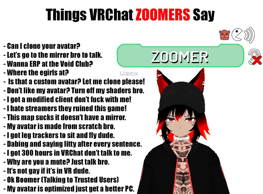[Meme] Things VRChat Zoomers Say | Scrolller