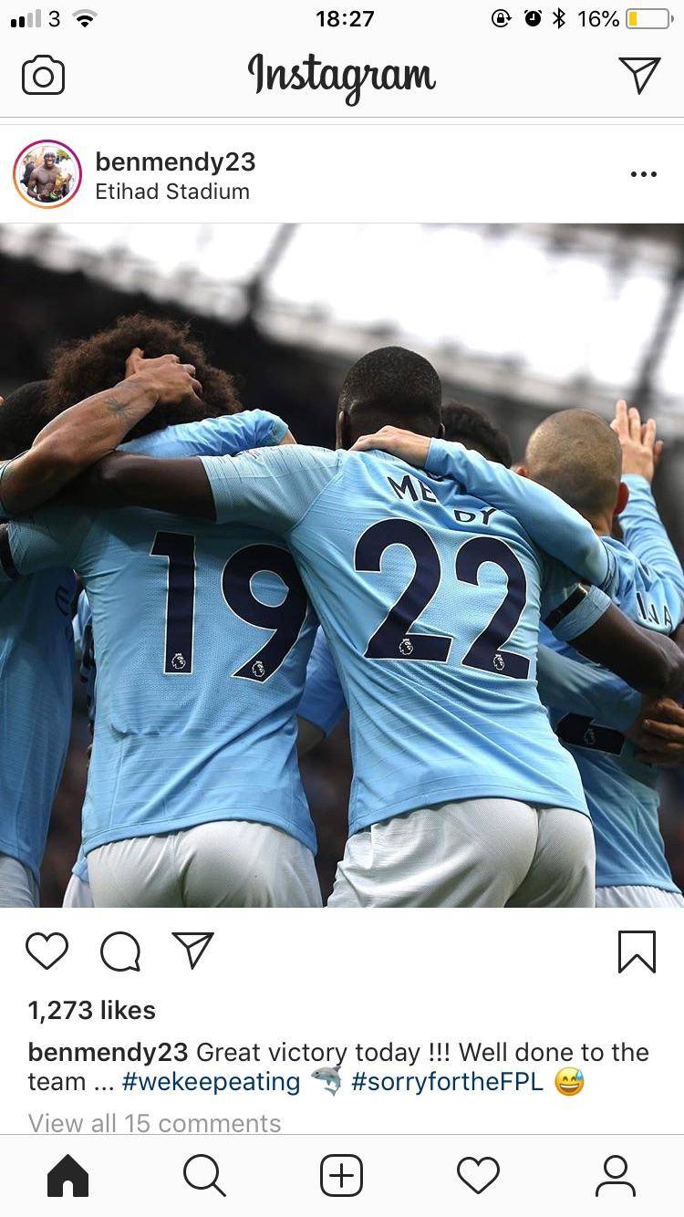 Mendy knows what’s up | Scrolller