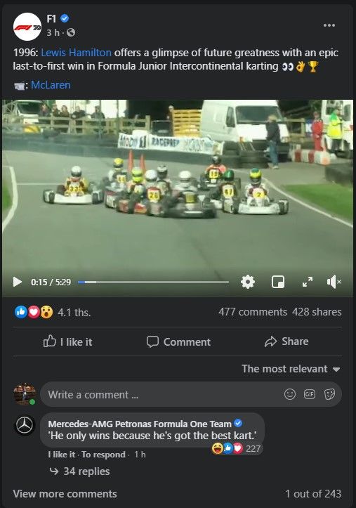 Mercedes admin back at it | Scrolller