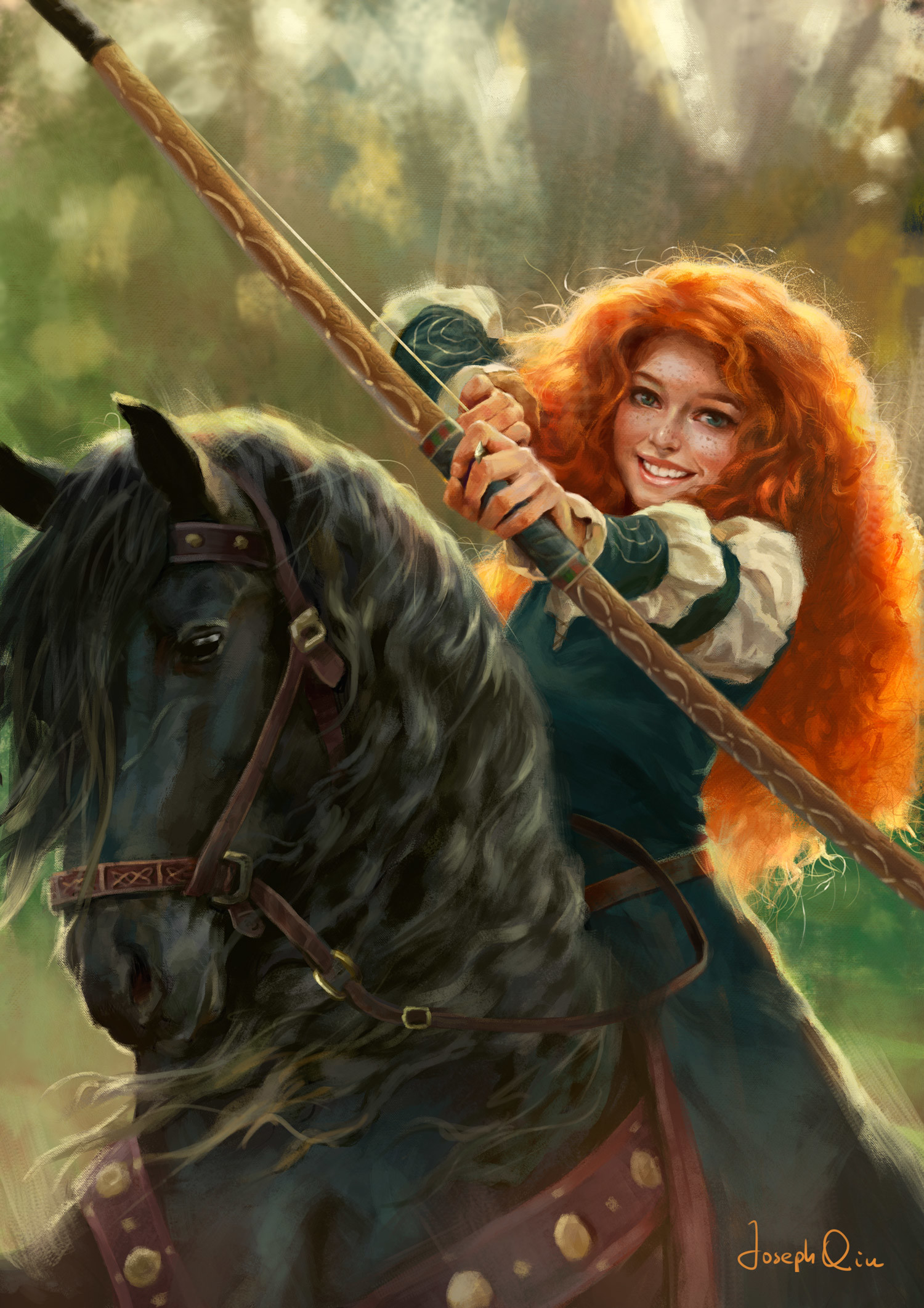 Merida fanart by Joseph Qiu | Scrolller