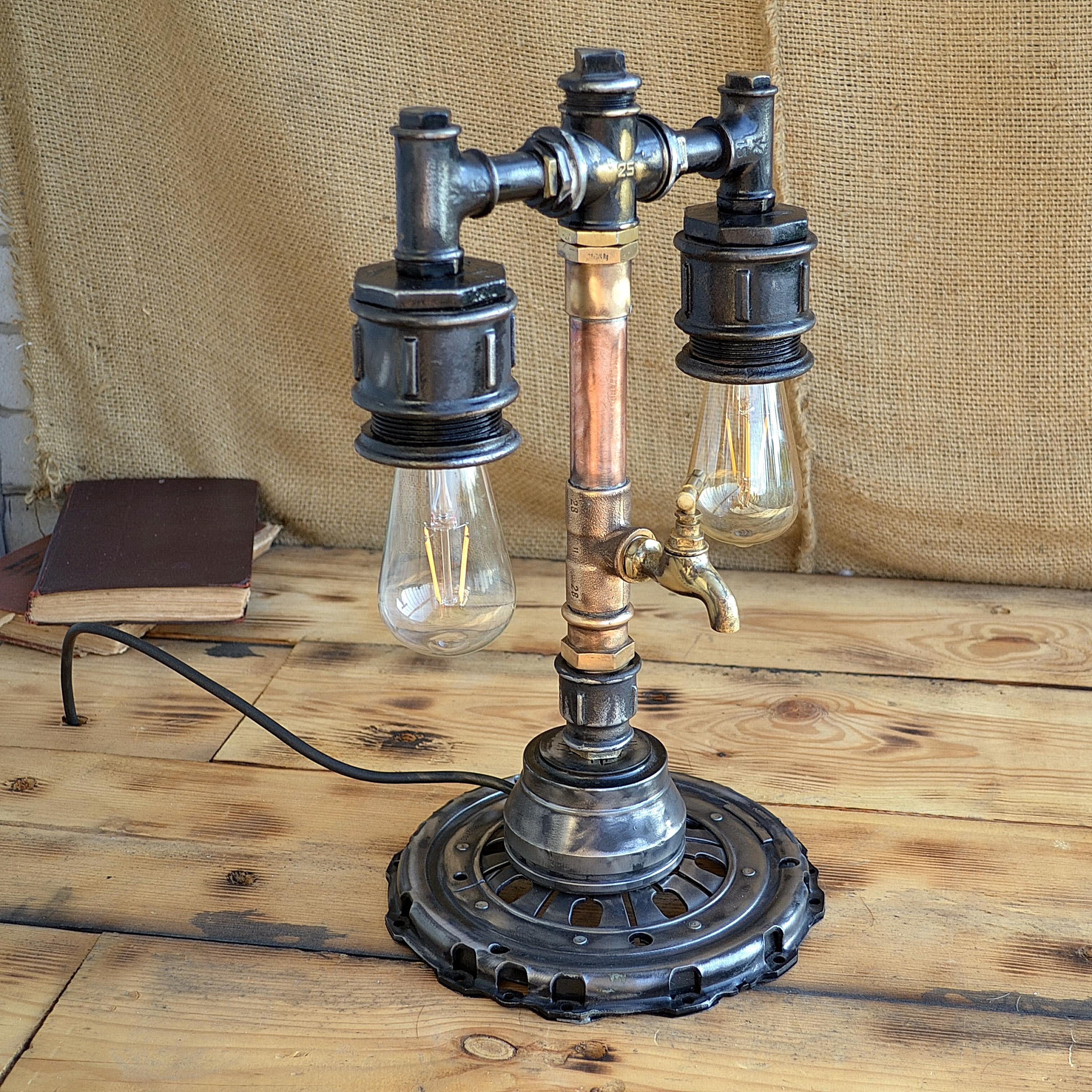 Metal pipe lamp | Scrolller