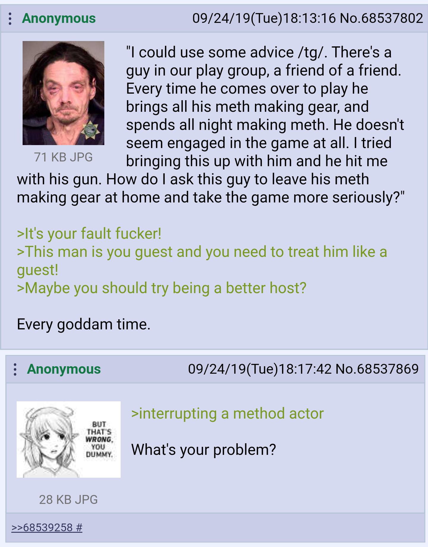 Method Acting Causes Friction | Scrolller