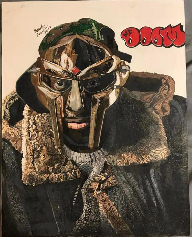 MF DOOM drawing I did back in 2017 | Scrolller