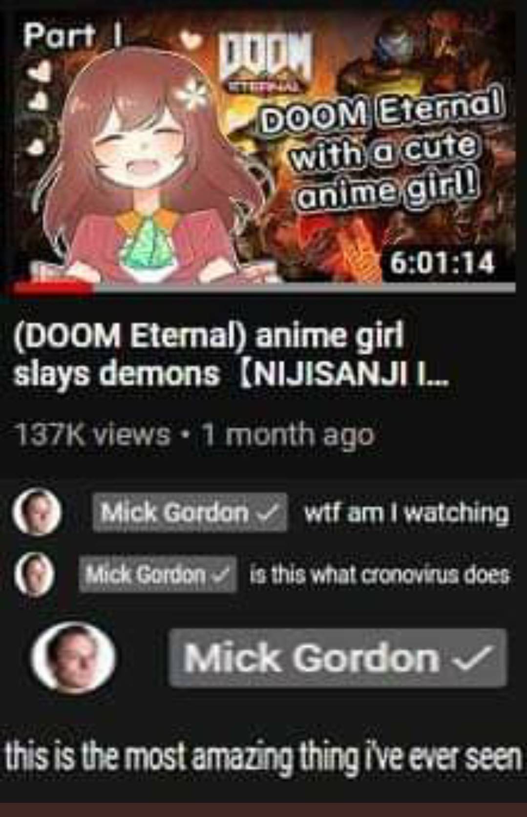 Mick Gordon simp exposed | Scrolller