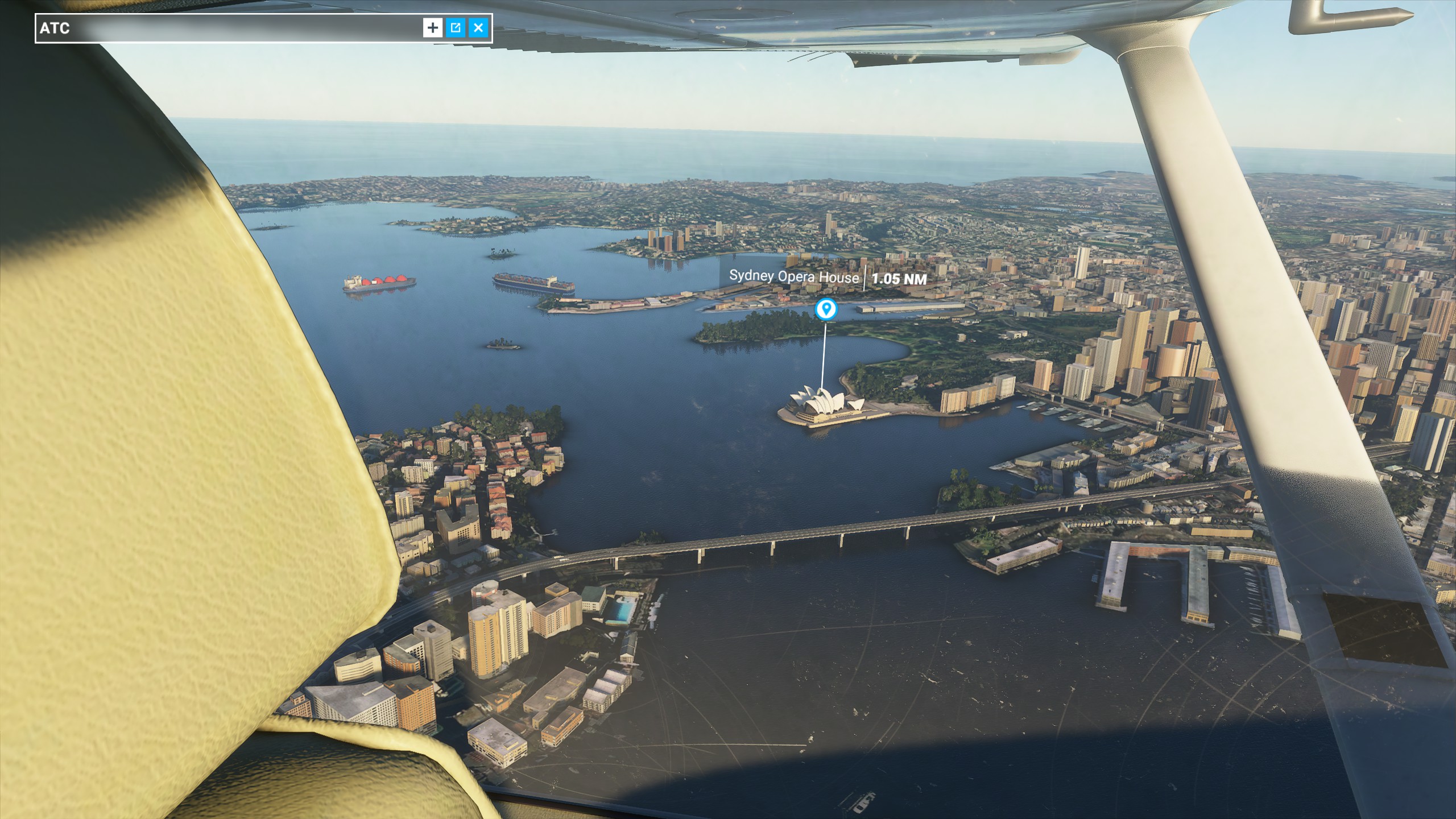 Microsoft Flight Simulator showing the Harbour Bridge in its full glory | Scrolller