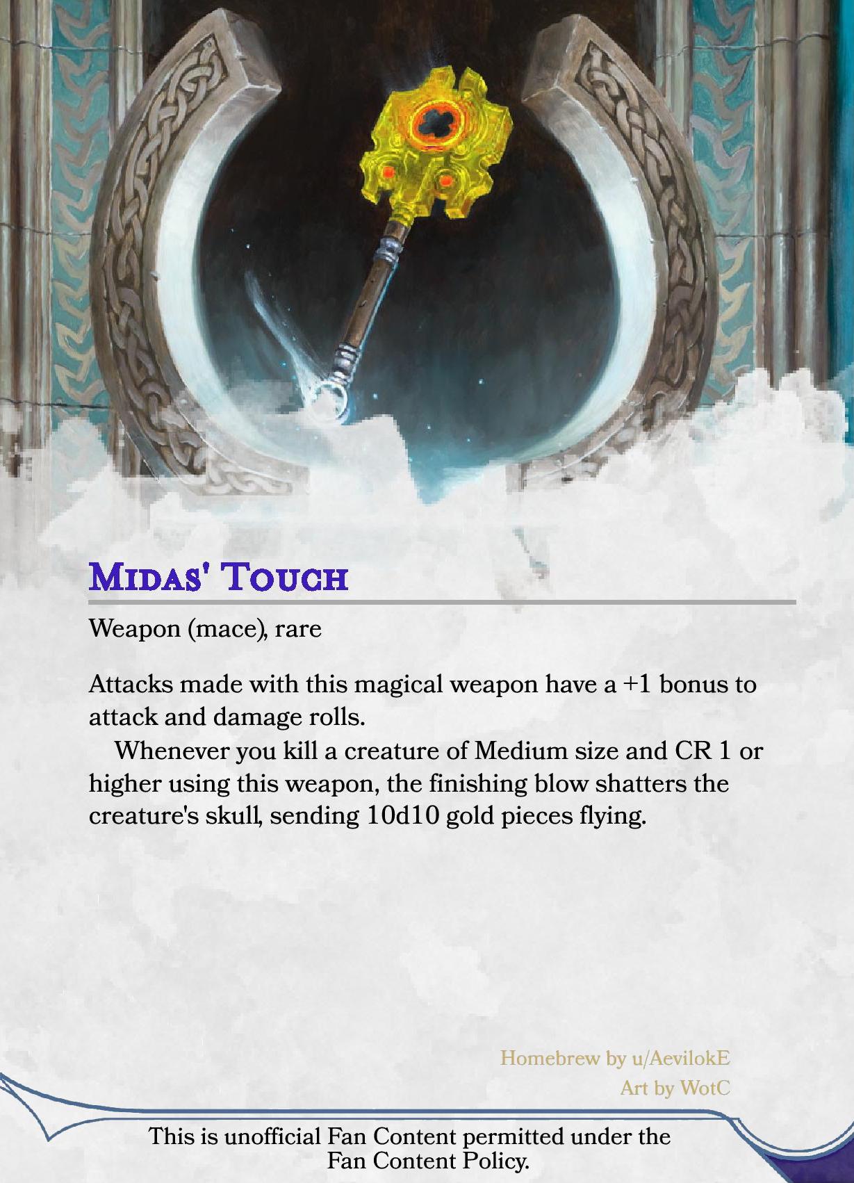 Midas' Touch - A simple yet fun way to increase your players income, now improved! | Scrolller