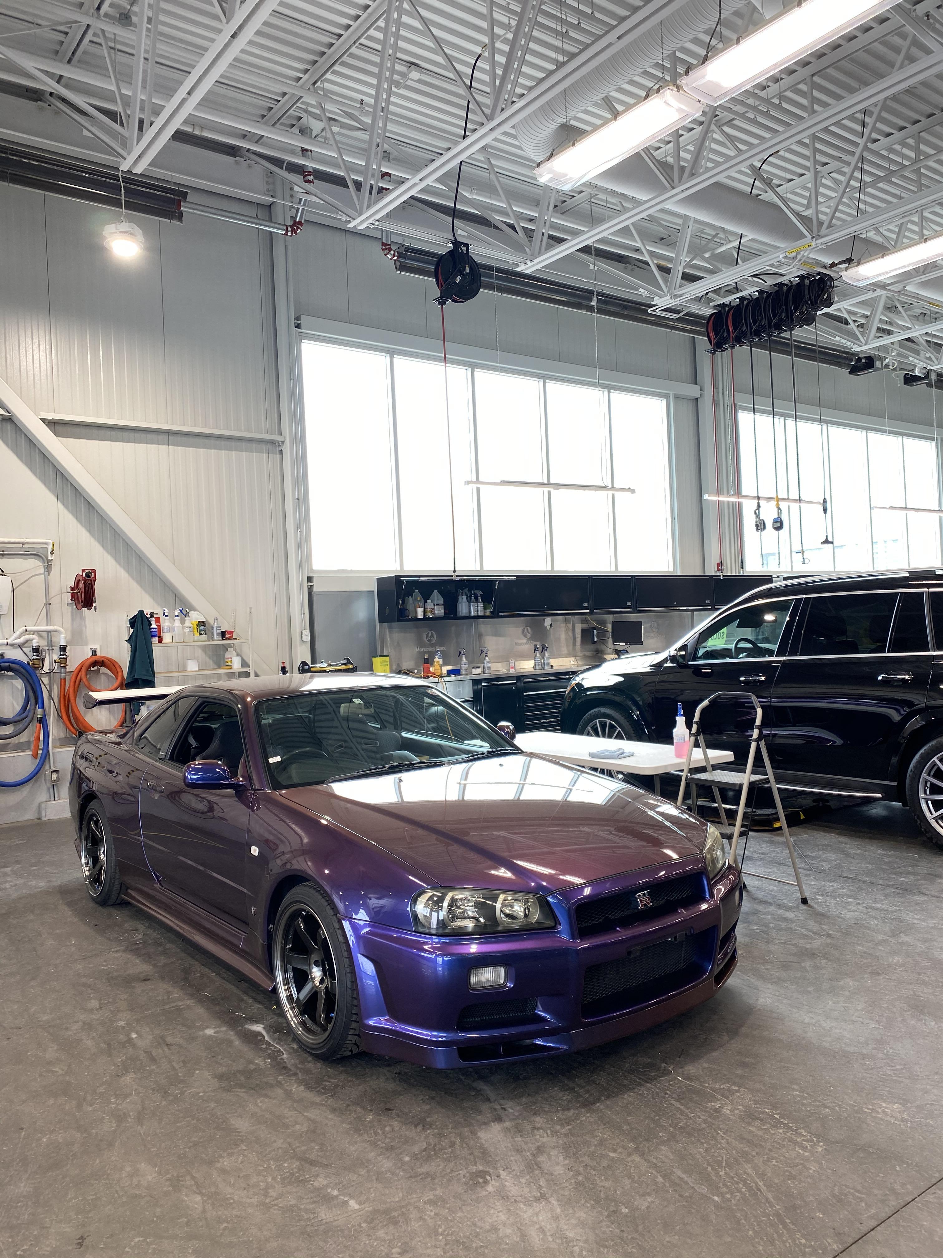 Midnight Purple 3 [R34 GTR] at work today in Calgary AB | Scrolller