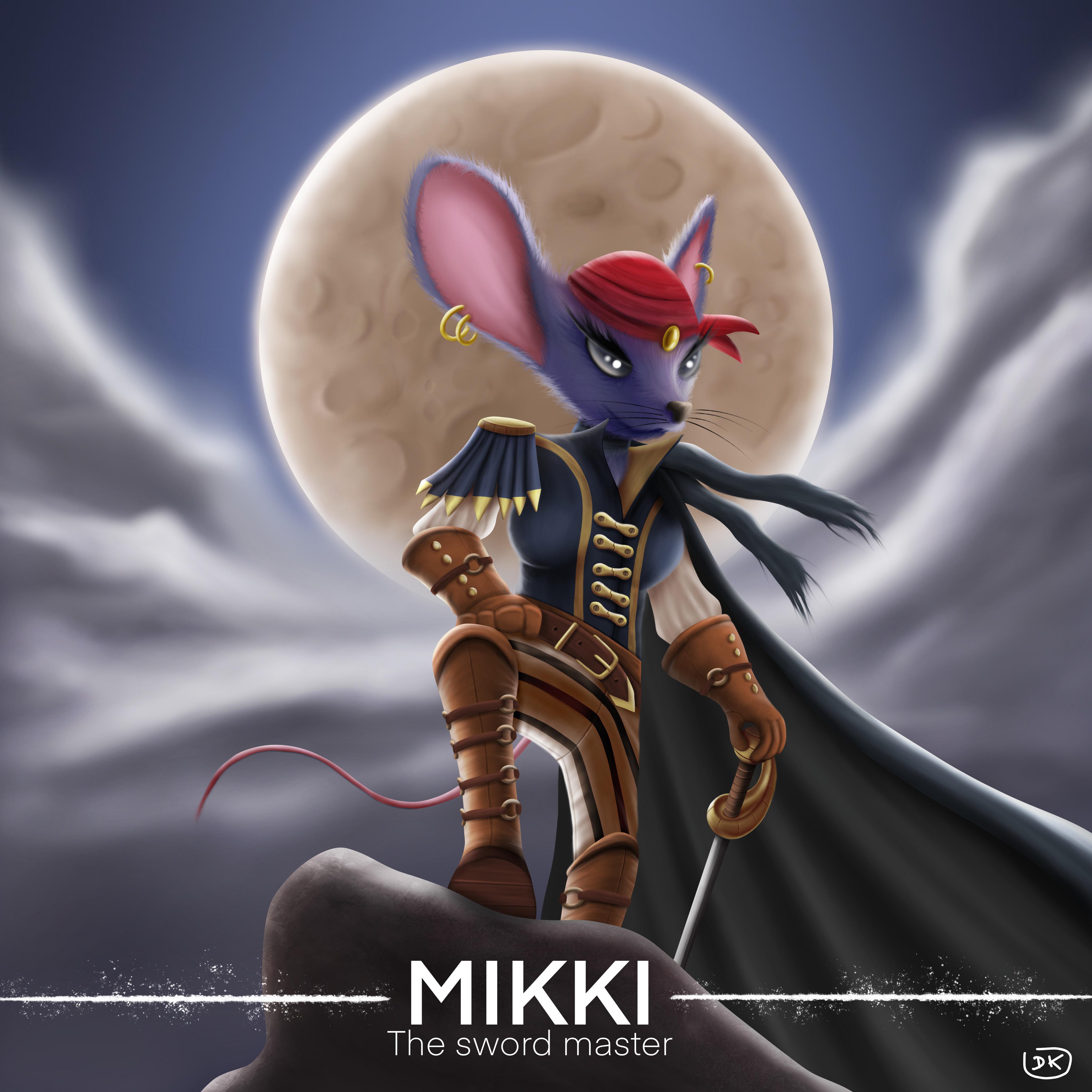 Mikki the sword master by me | Scrolller