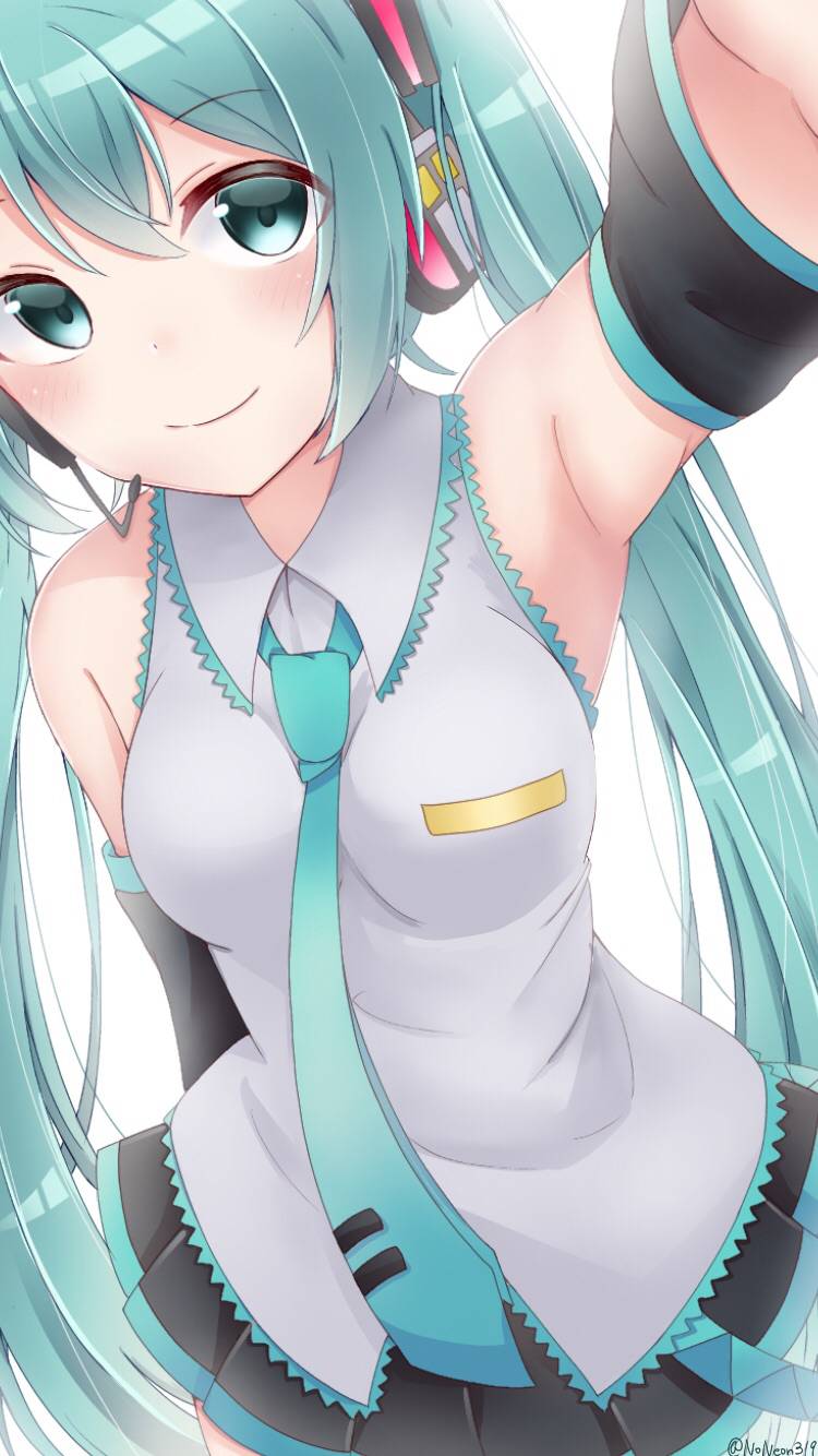 Miku giving you headpats [Vocaloid] | Scrolller