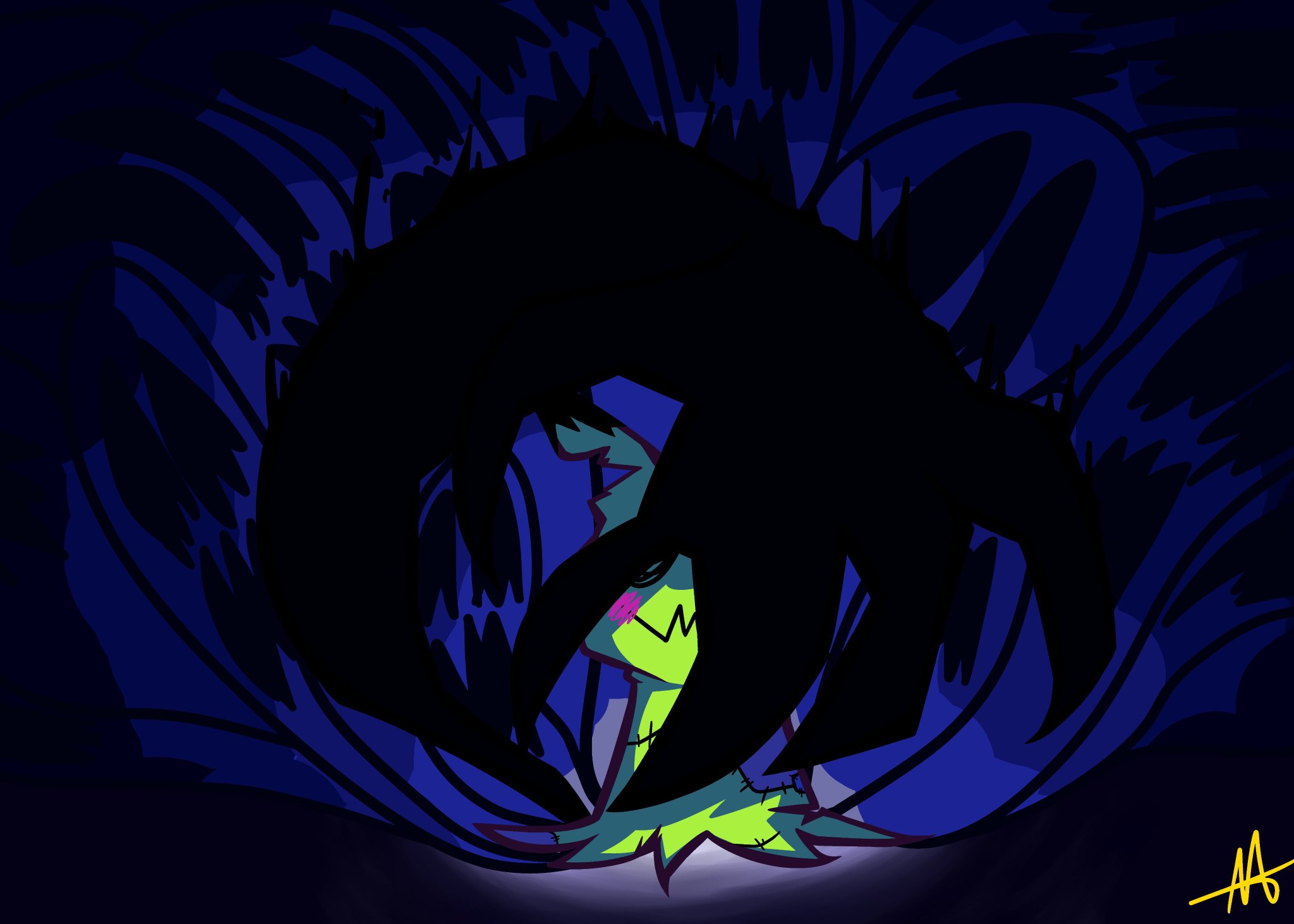 Mimikyu just late enough for Spooky Month [OC] | Scrolller