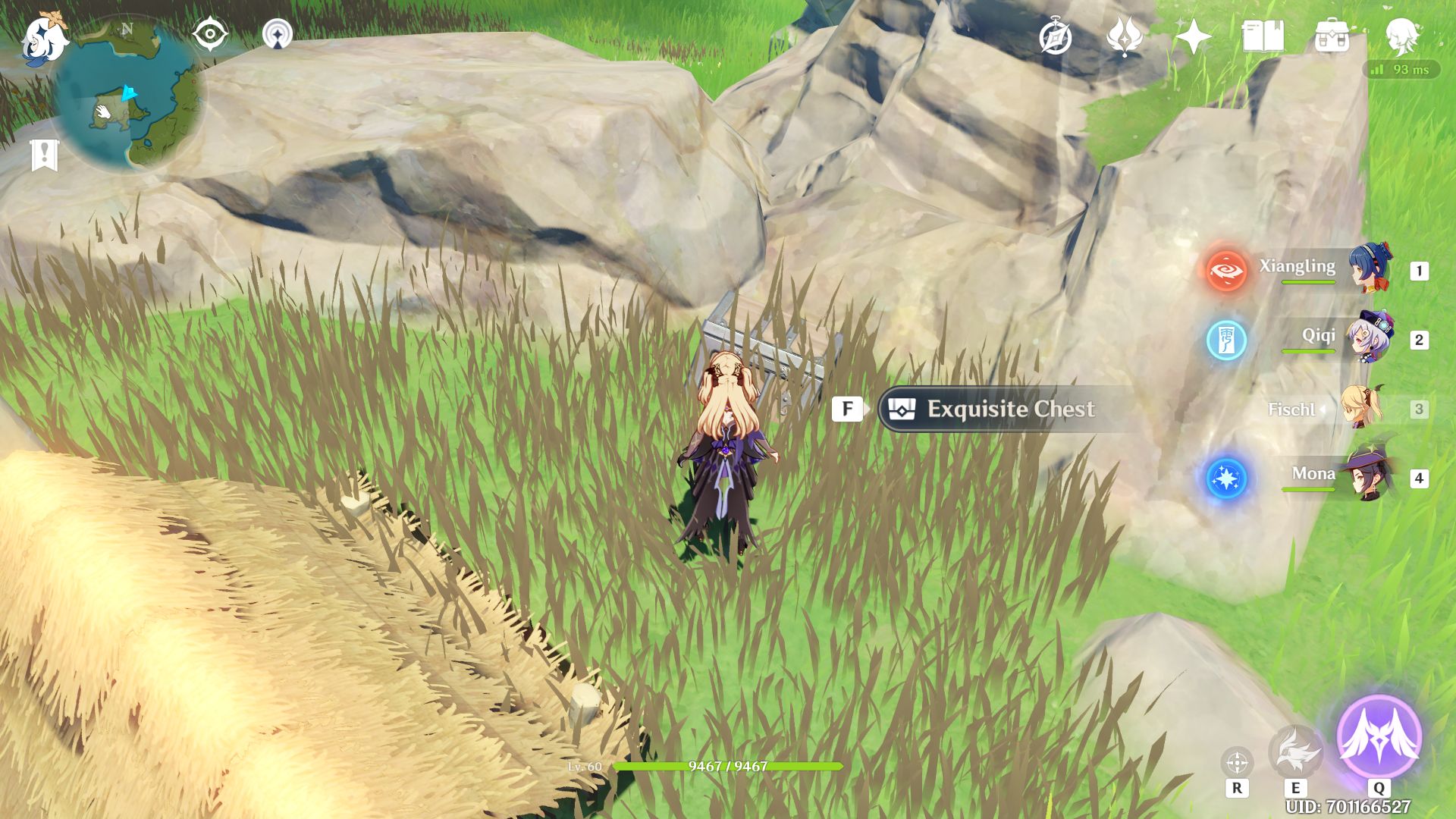 Mine here for a hidden Exquisite Chest | Scrolller