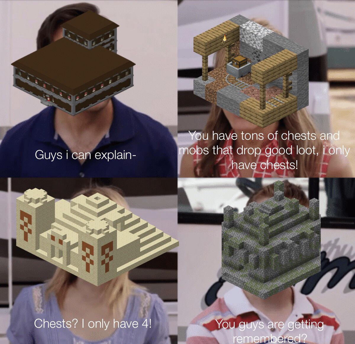 Minecraft loot structures in a nutshell | Scrolller