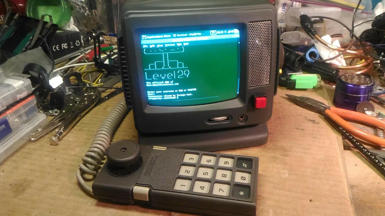 Mini CRT cyberdeck. | Scrolller