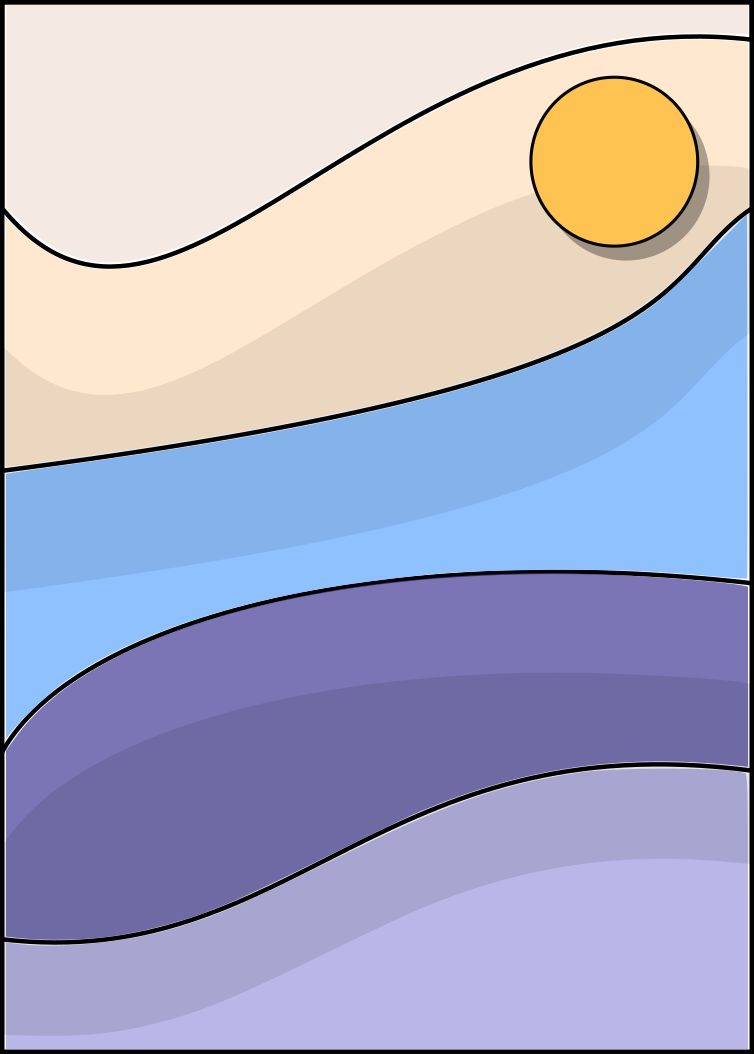 Minimalist landscape | Scrolller