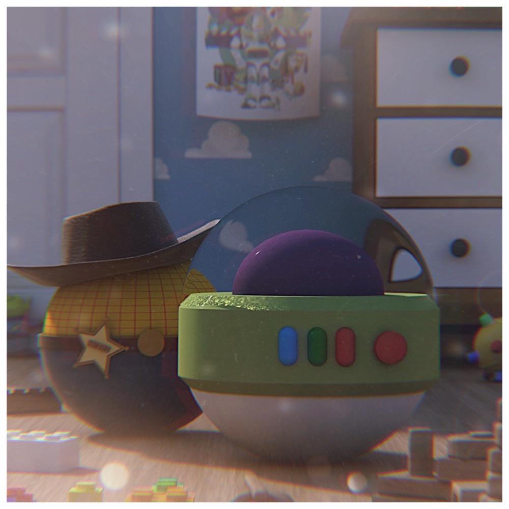 Minimalistic Buzz and Woody | Scrolller