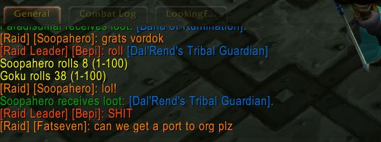 Missclick on master loot? roger | Scrolller