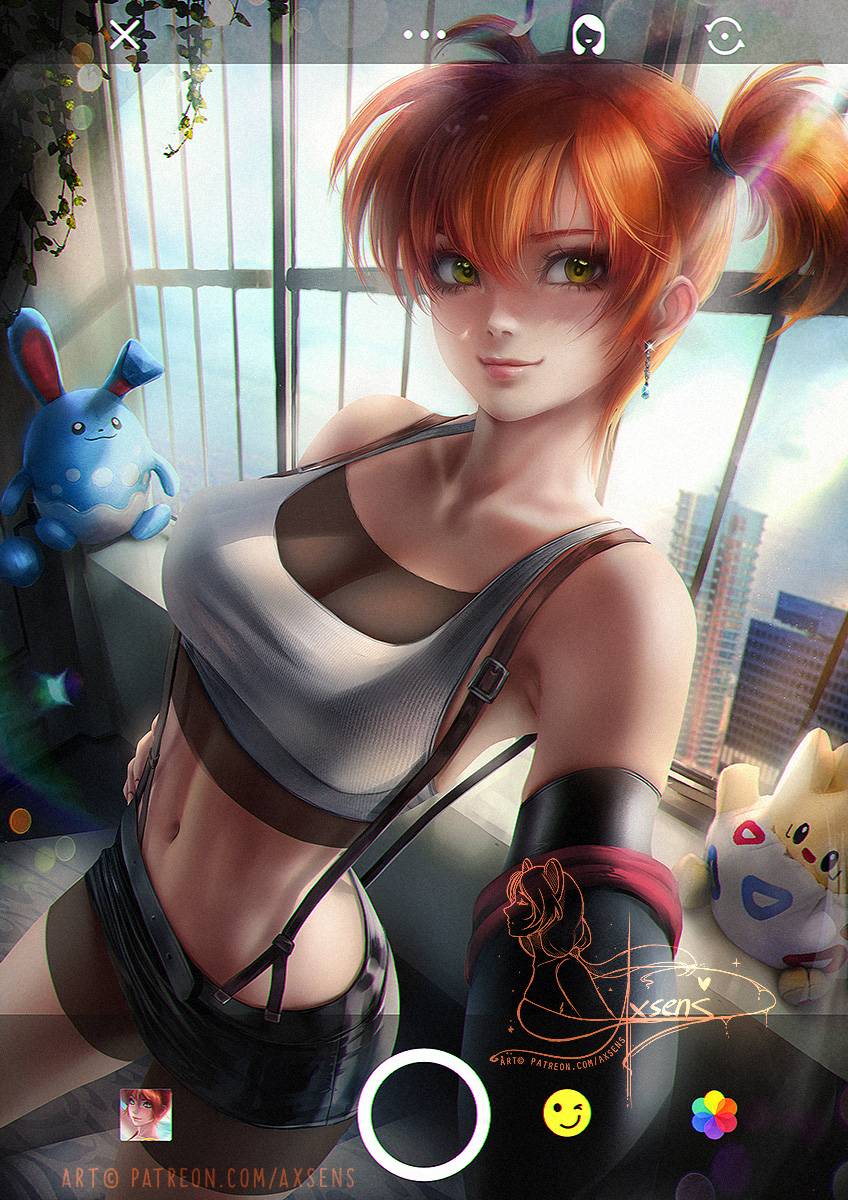 Misty cosplaying as Tifa | Scrolller