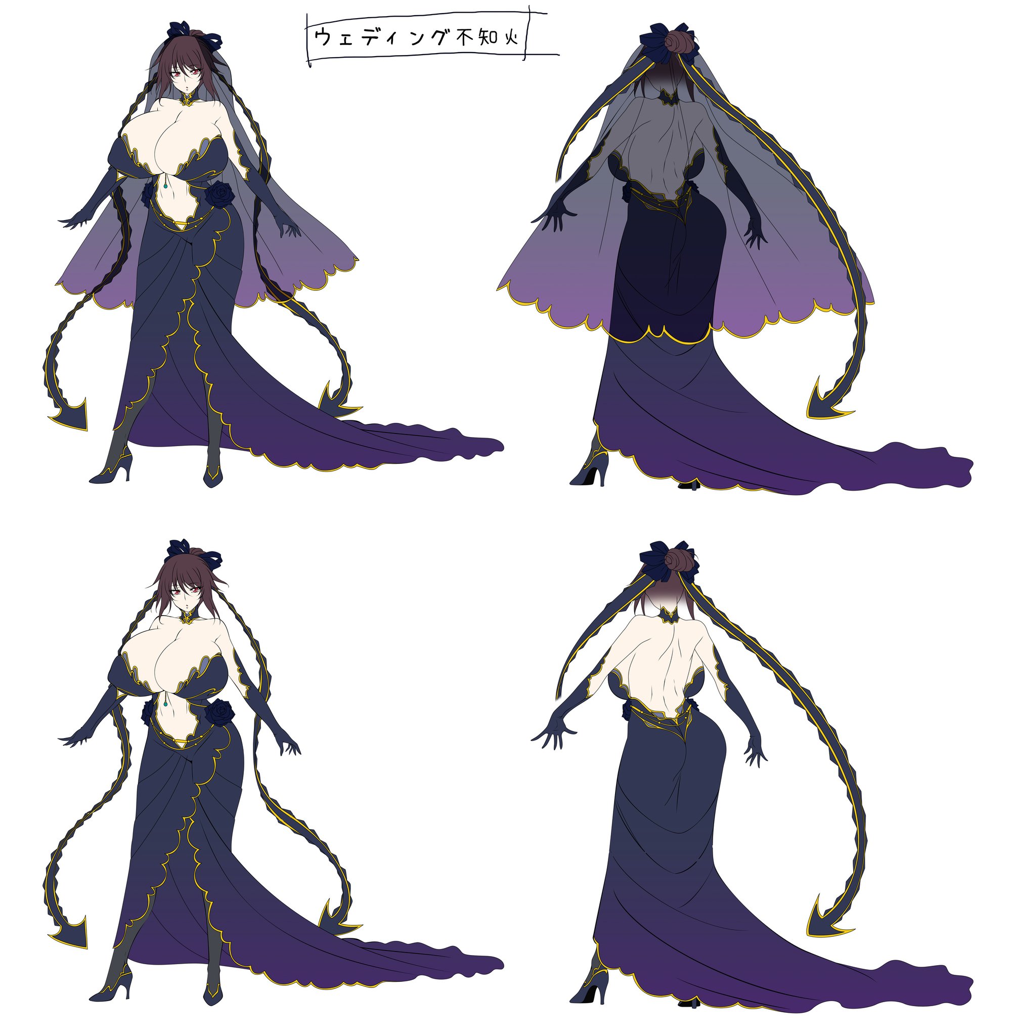 Mizuki Dark Wedding Concept Art | Scrolller