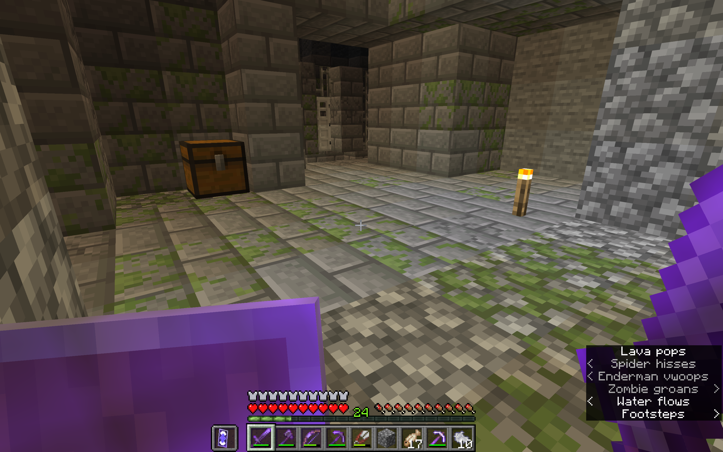 mob dungeon intersected with a stronghold and formed without a spawner | Scrolller