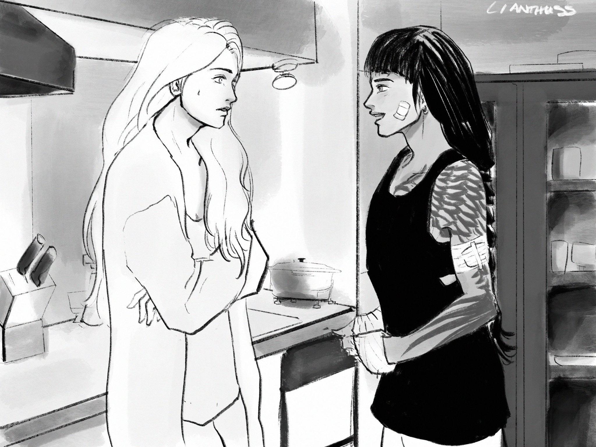 Modern AU Elsamaren by lianthuss | Scrolller