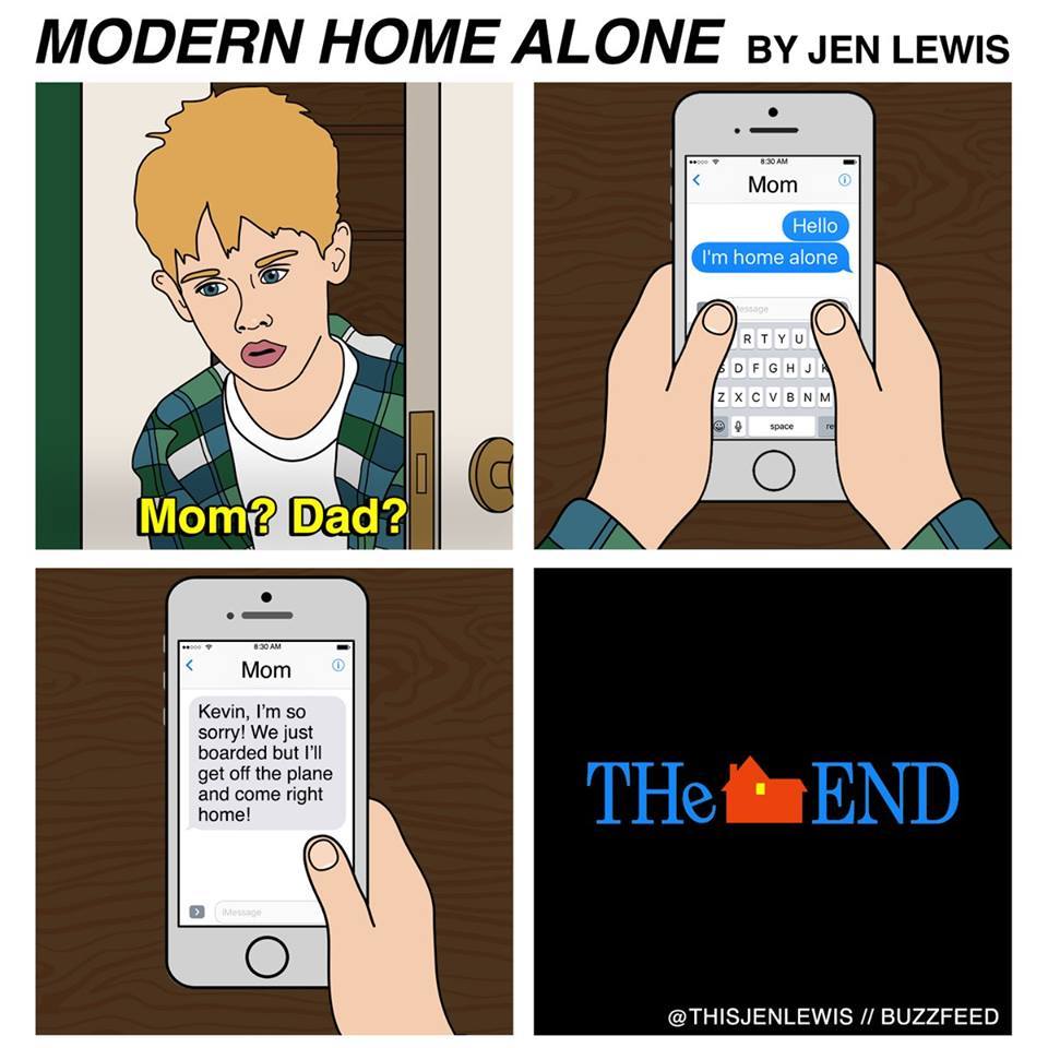 Modern Home Alone | Scrolller