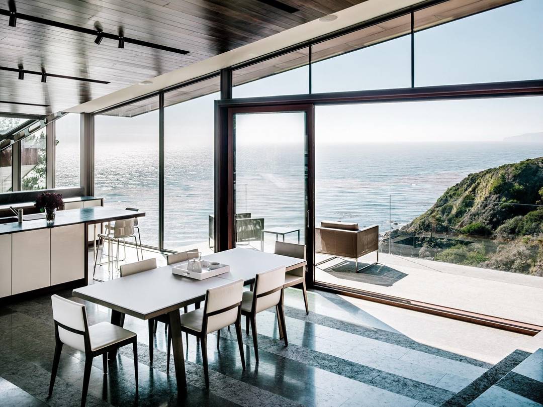Modern home cantilevered on a bluff in Big Sur, CA. [2000x1500] | Scrolller