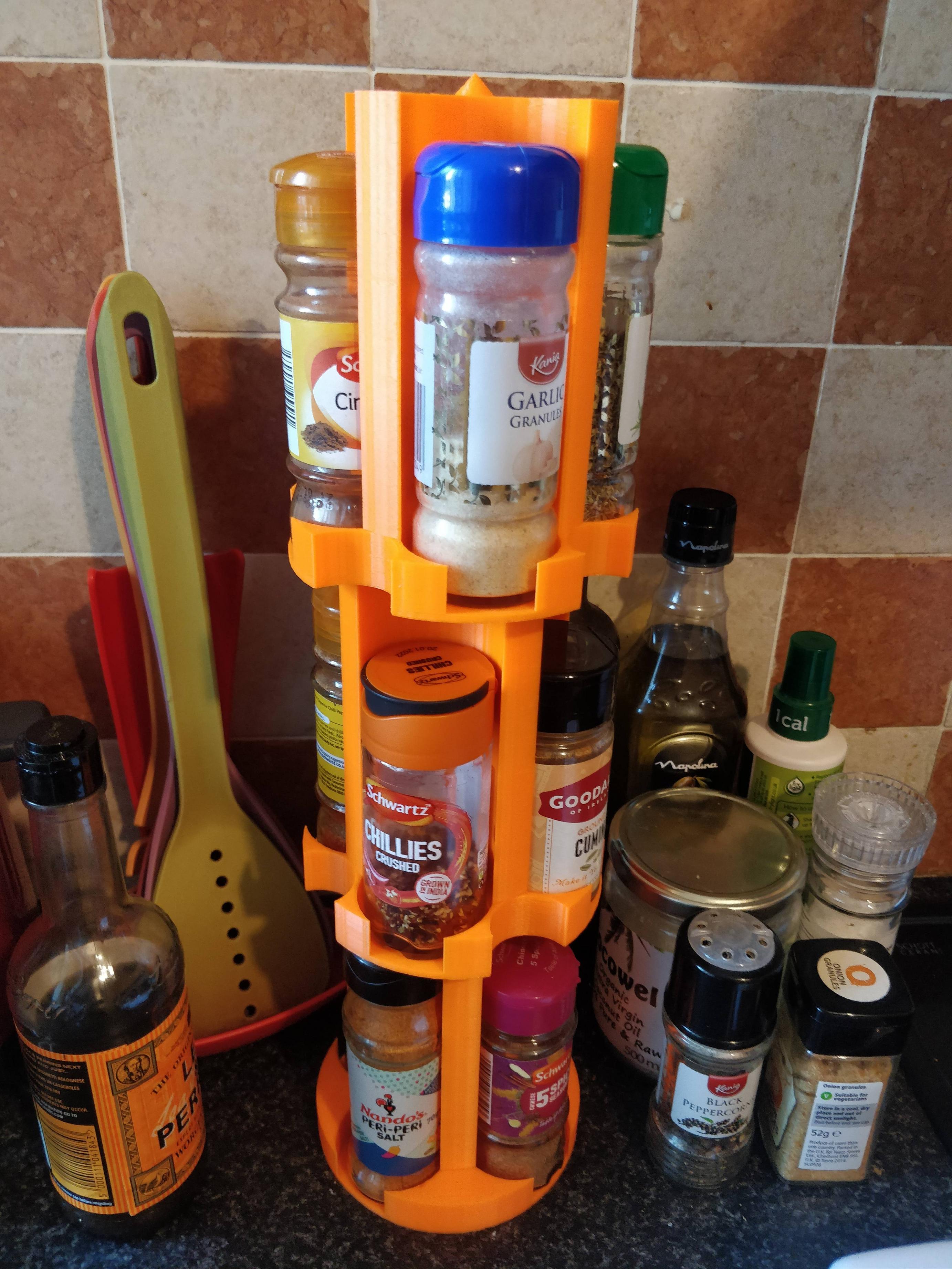 Modular Rotating Spice Rack | Scrolller