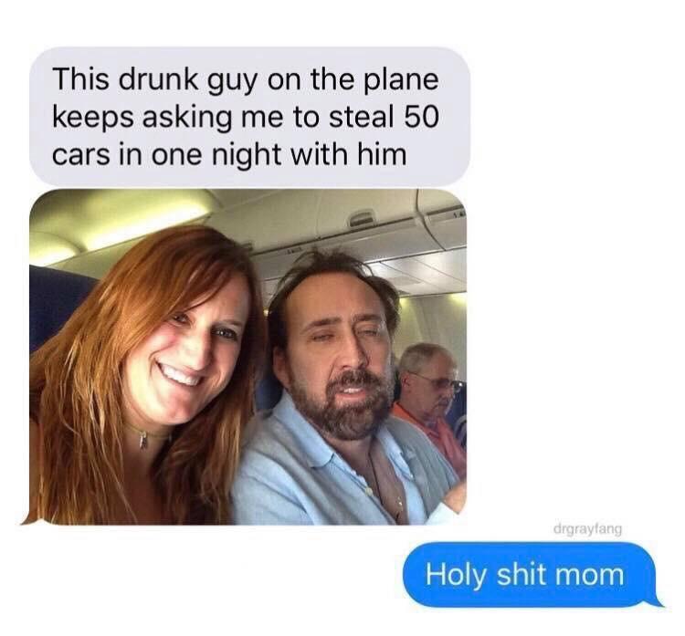 Mom doesn’t know who Nicolas Cage is | Scrolller