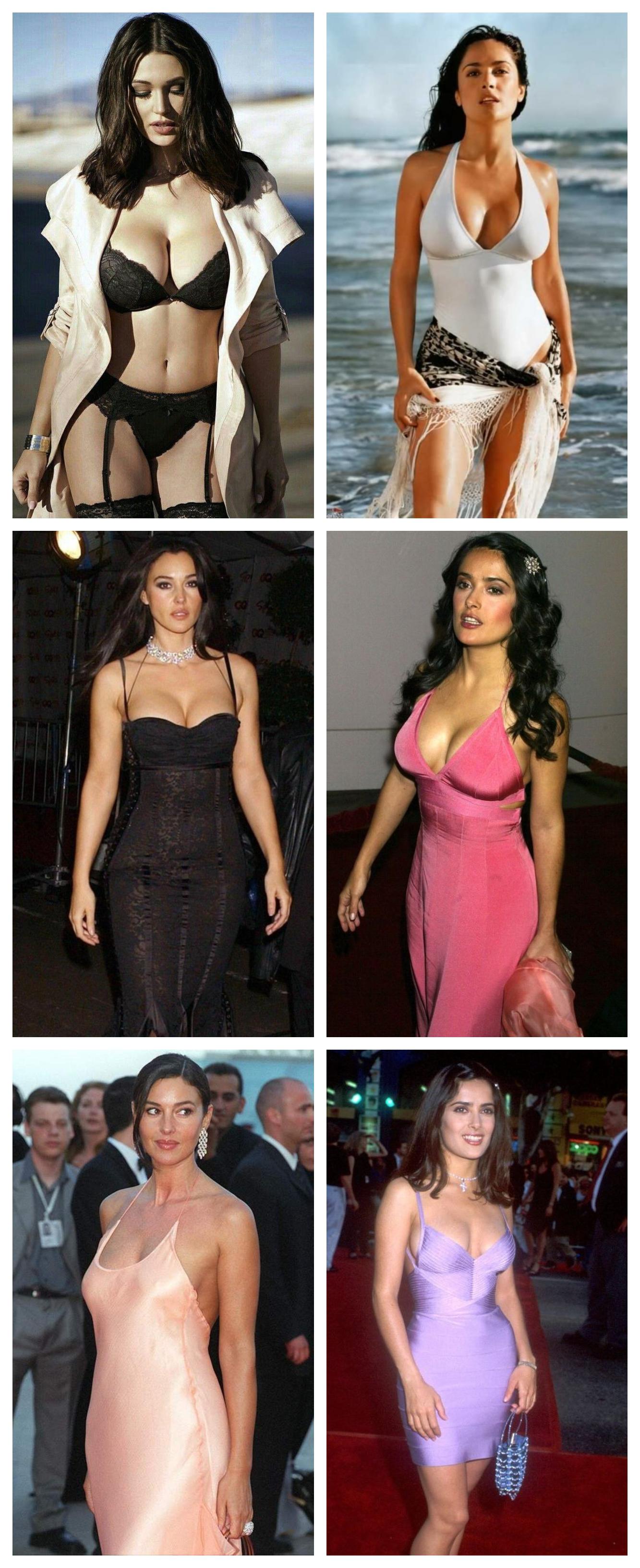 Monica Bellucci (prime) vs Salma Hayek (prime) | Scrolller