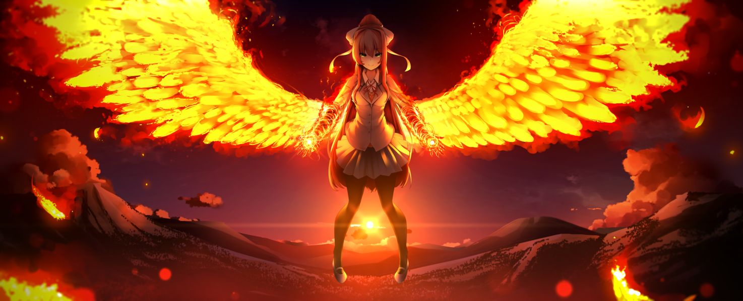 Monika the Phoenix | Scrolller