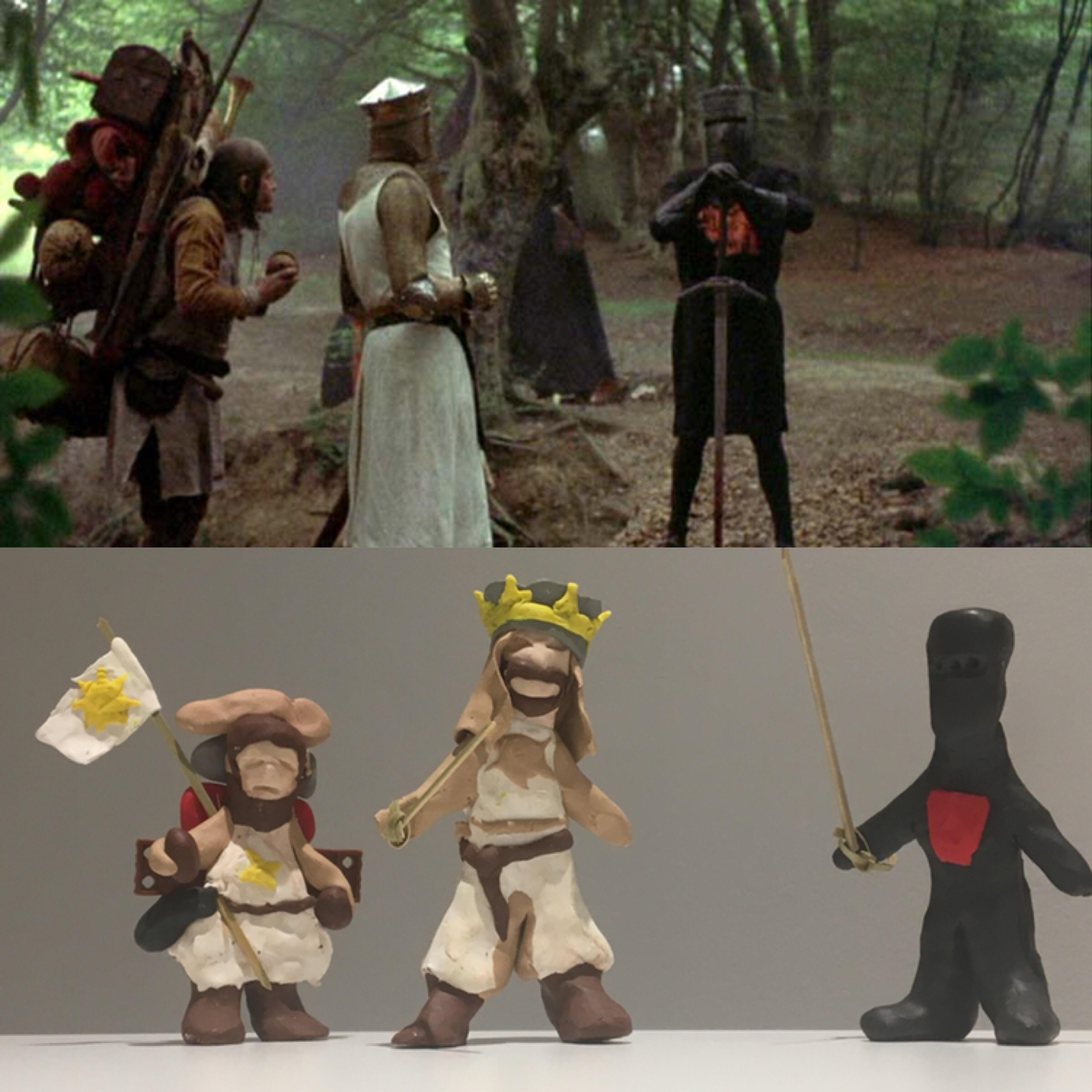 Monty Python and the Holy Grail clay edition | Scrolller