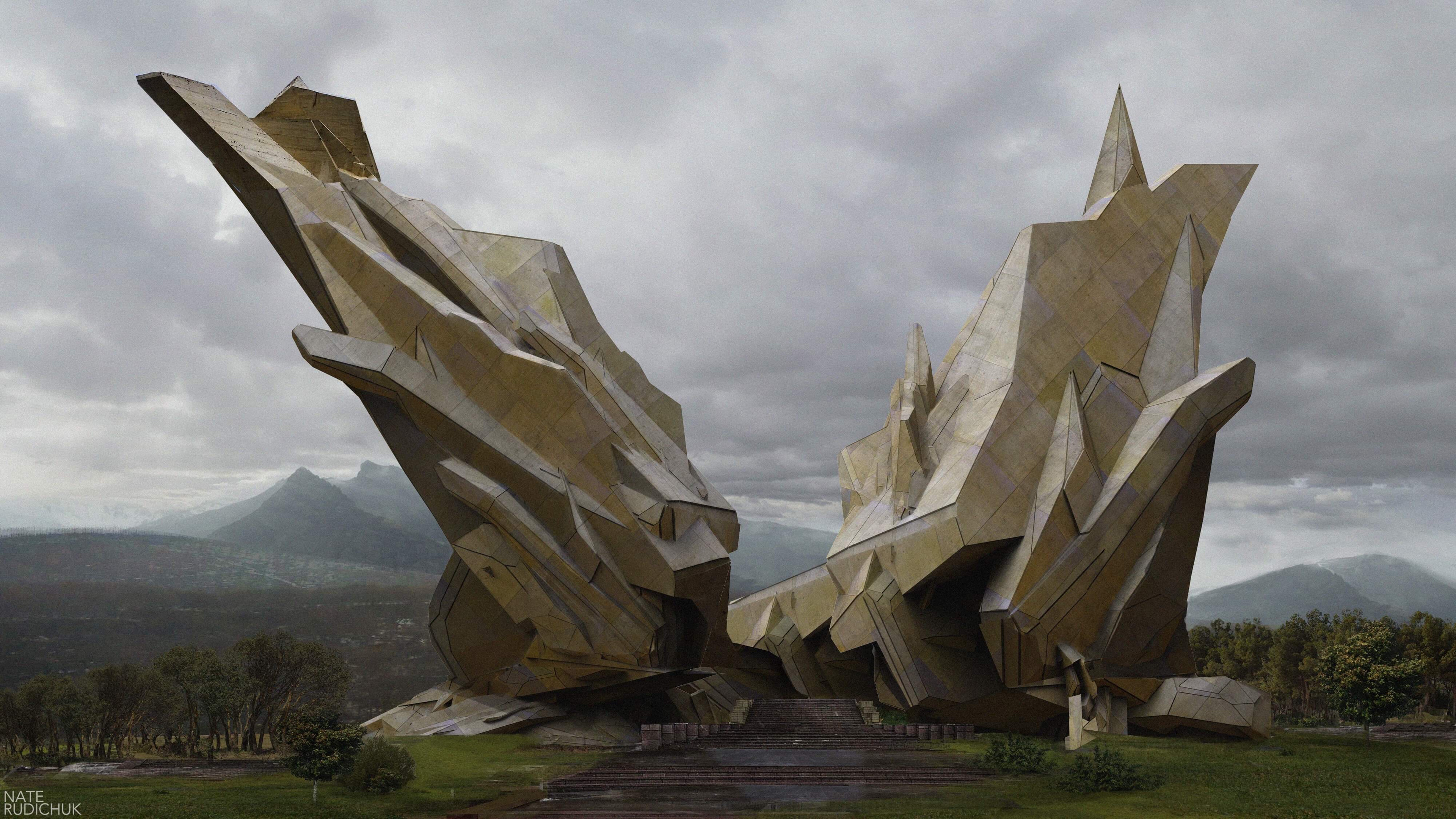 Monuments by Nate Rudichuk | Scrolller