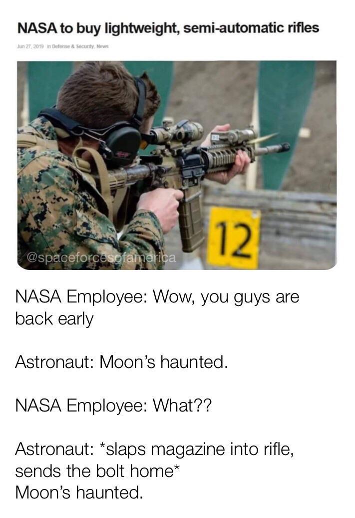 Moon’s haunted. | Scrolller