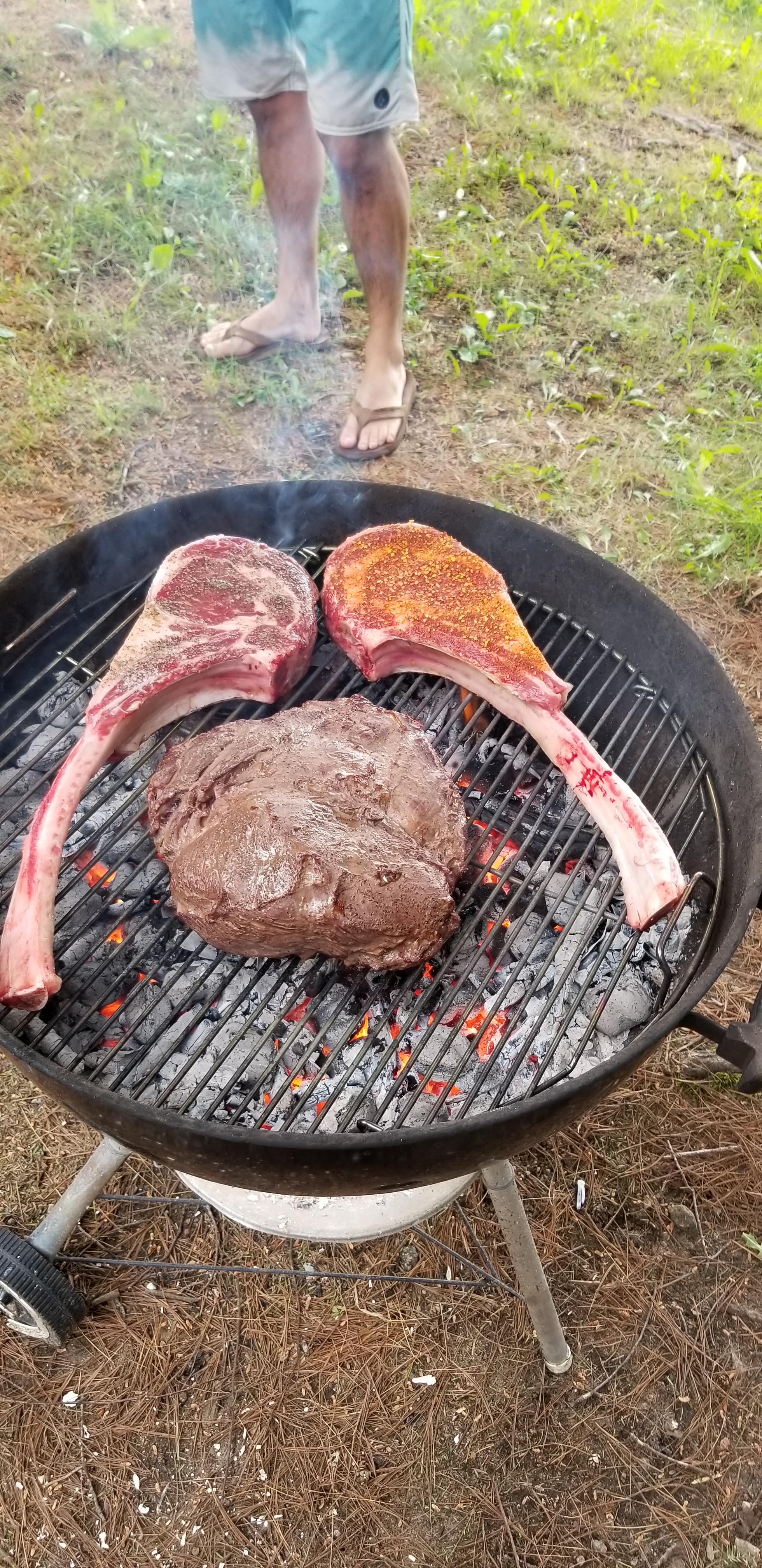 Moose Backstrap and 2 Angus Tomahawks | Scrolller