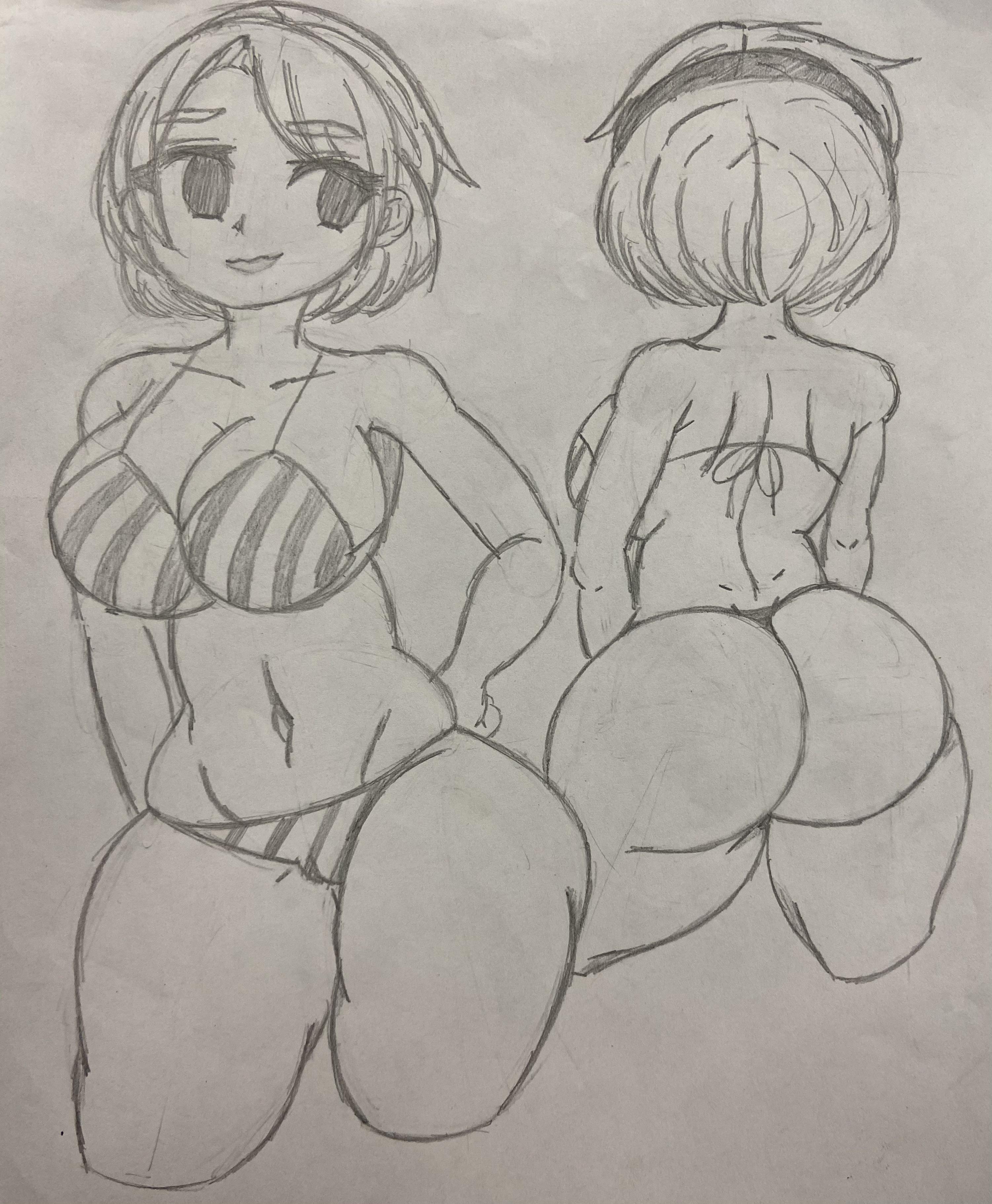 More bikini sketches! | Scrolller