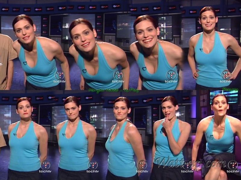 Morgan Webb wore sexy outfits that showed off her body (2003) | Scrolller