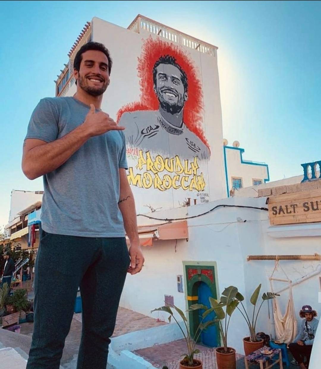 Moroccan Surfer, Ramzi Boukhiam is the first African Surfer to qualify for the first ever ...