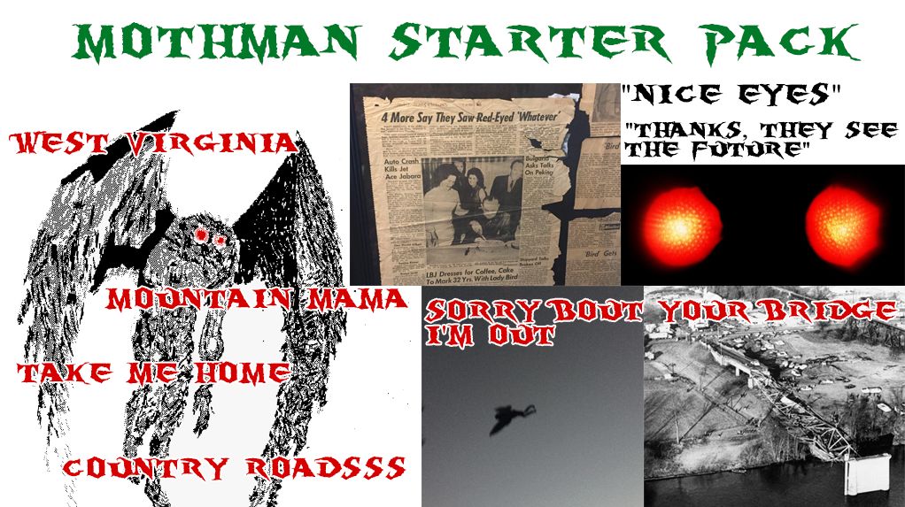 Mothman Starter Pack | Scrolller