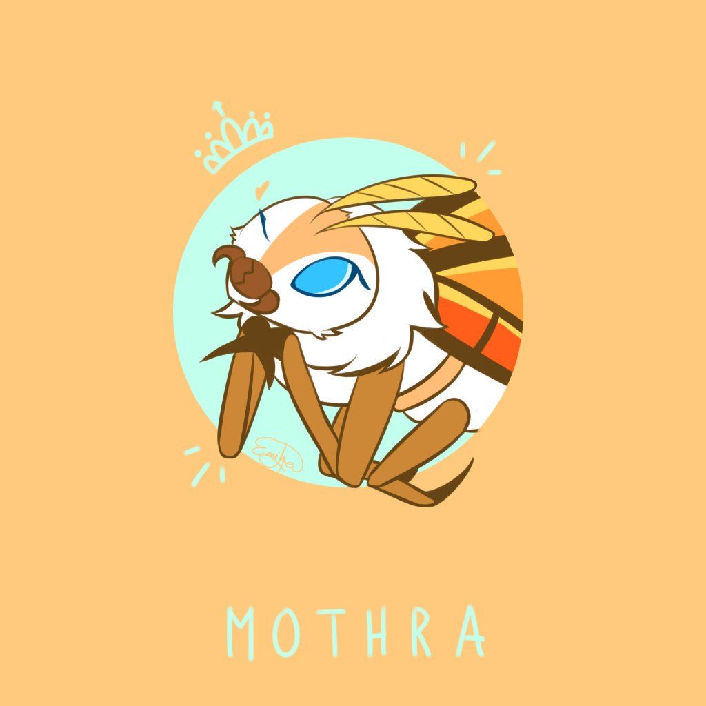 Mothra queen chibi okay 👍👍 | Scrolller
