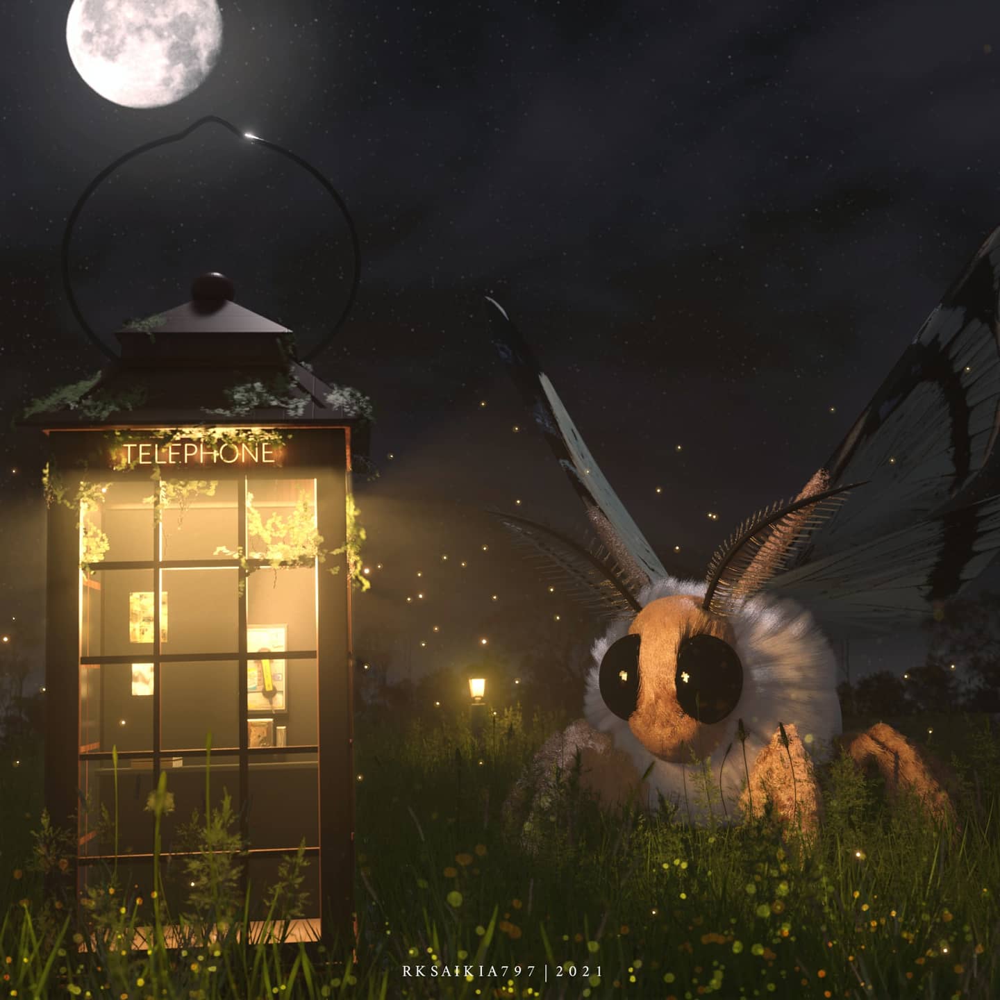 Moths add realism | Scrolller