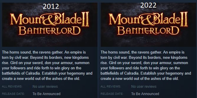 Mount & Blade Bannerlord 10 Year Challenge | Scrolller