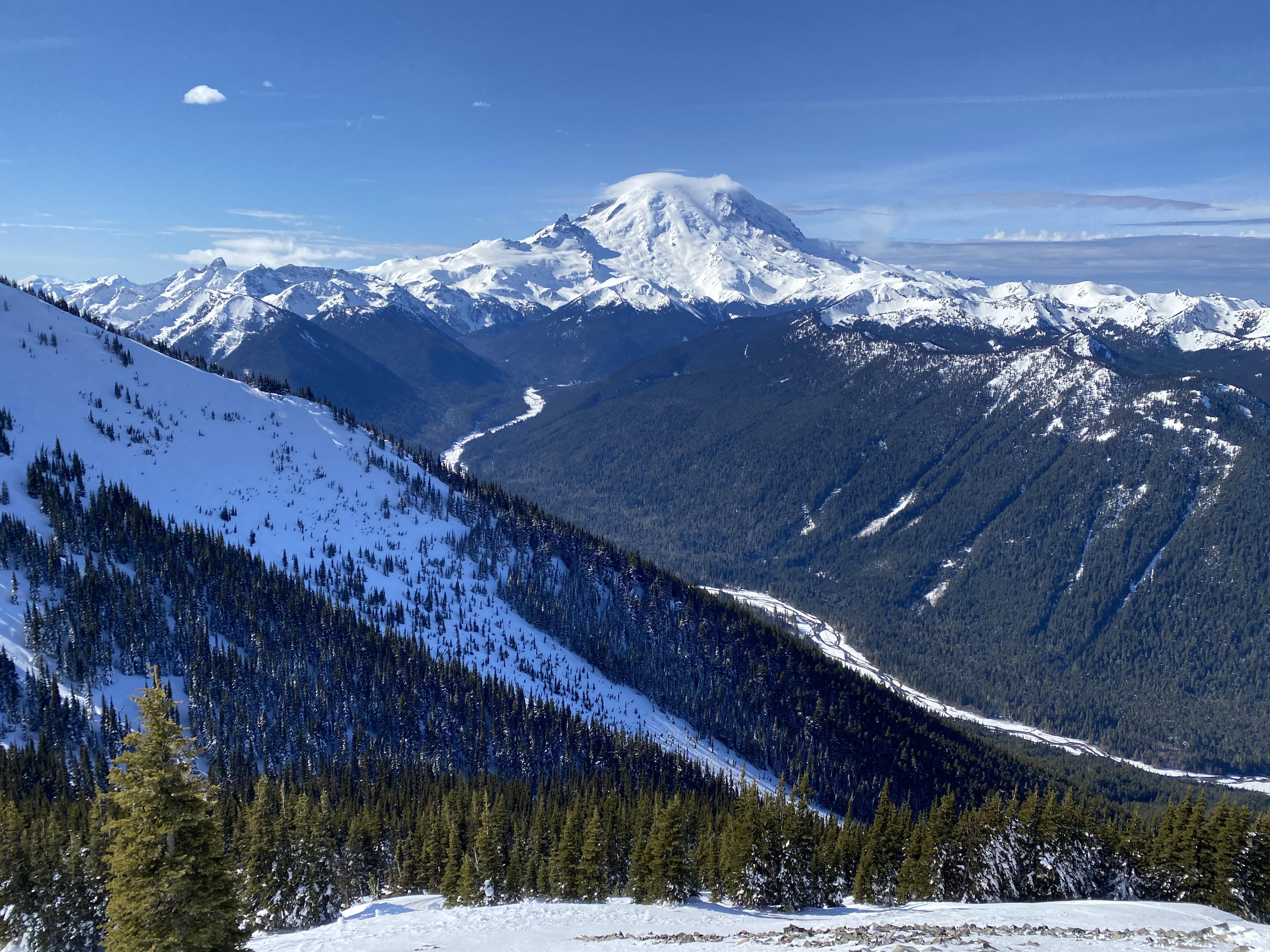 Mount Rainier at Crystal. | Scrolller